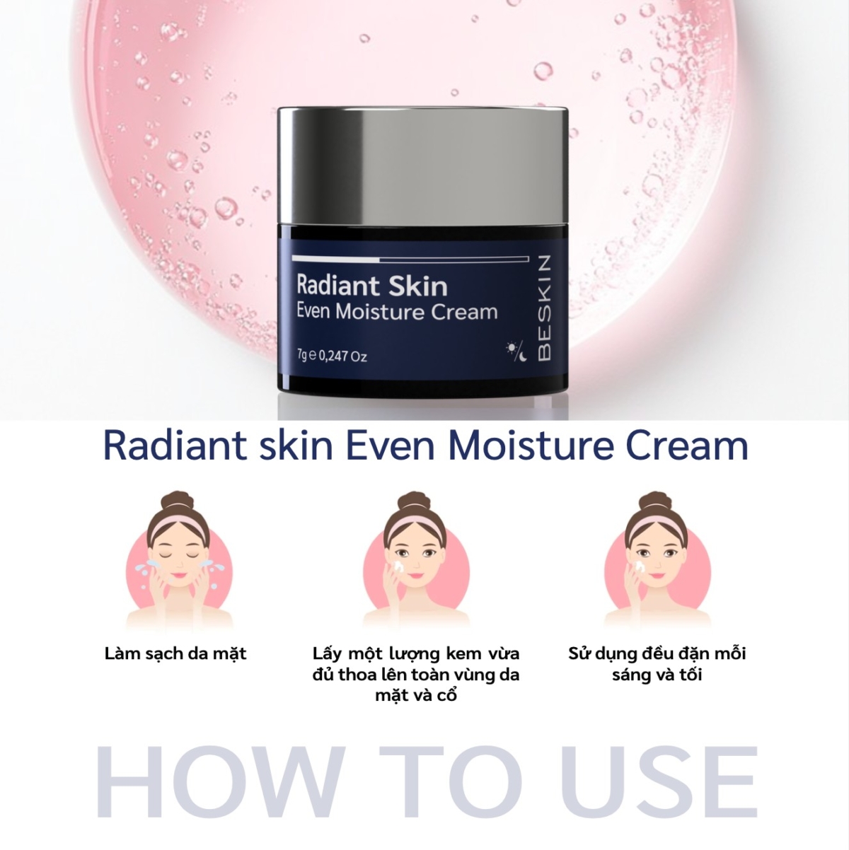 KEM DƯỠNG DA ĐA CHỨC NĂNG RADIANT "RADIANT SKIN EVEN MOISTURE CREAM ...
